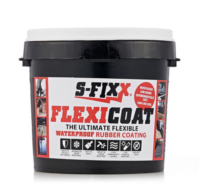 35,00£ | S-FIXX Flexicoat Liquid Rubber Black 2 Litre - Bprice.it